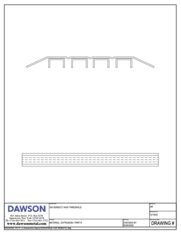 DAWSON Architectural Technical Specifications